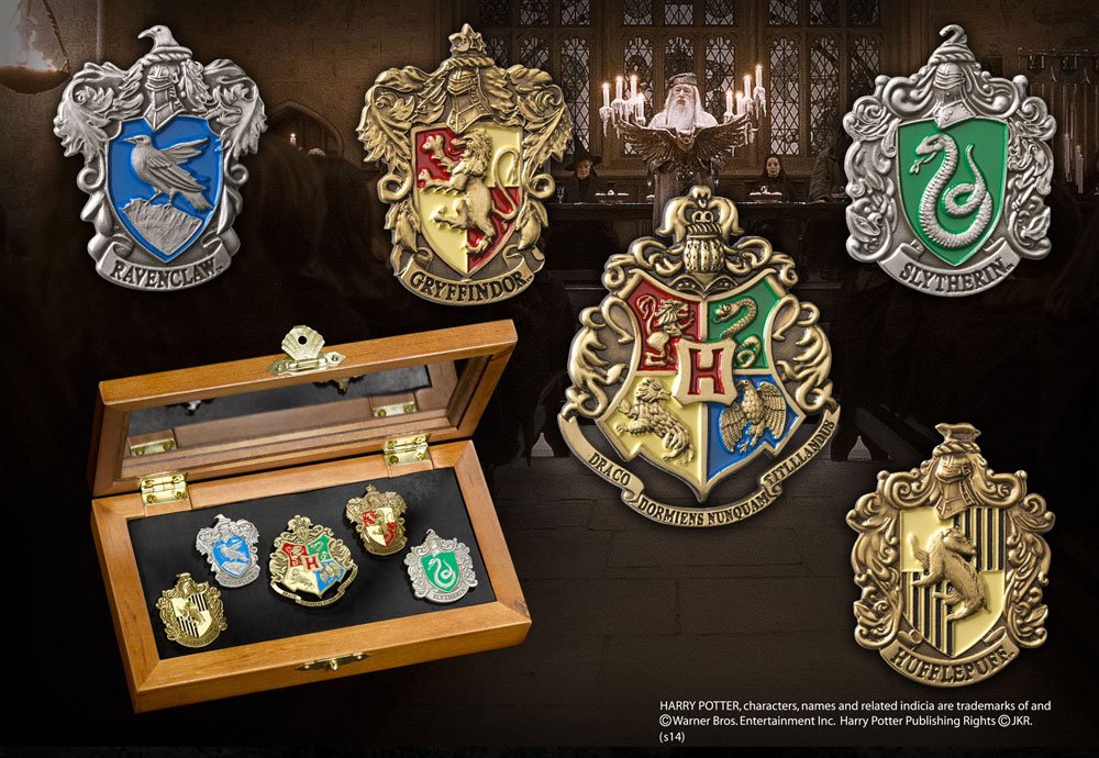 Harry Potter Pin Collection Hogwarts Houses (5) – Taverna del Gargoyle