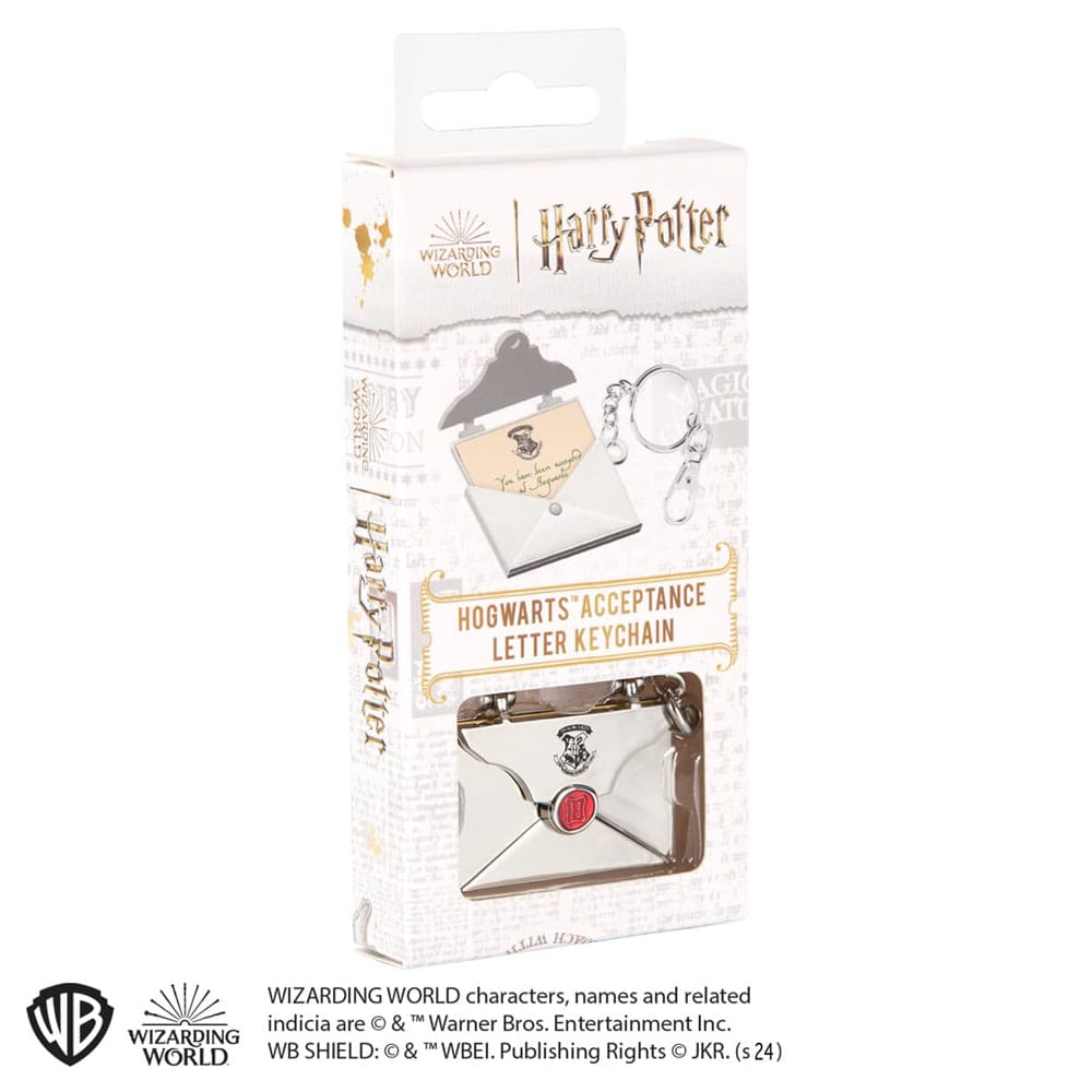 Harry Potter Metal Keychain Hogwarts Acceptance Letter – Taverna del ...